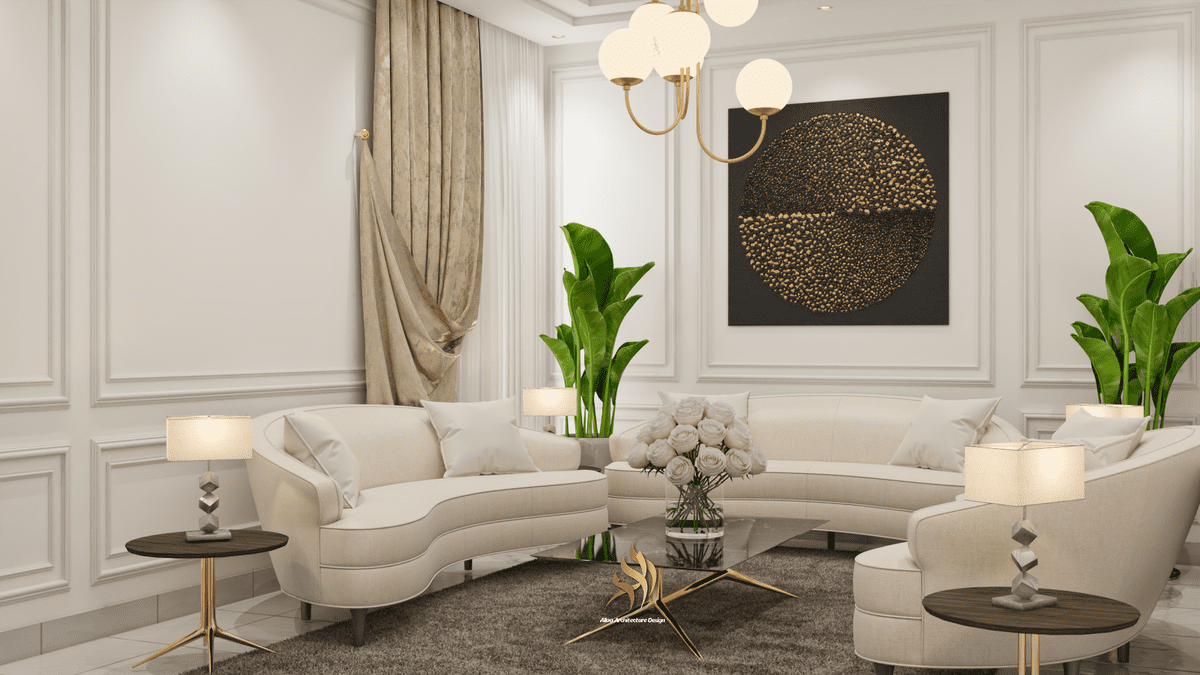 اعمالي في تصميم مجلس بطابع نيوكلاسيك صور