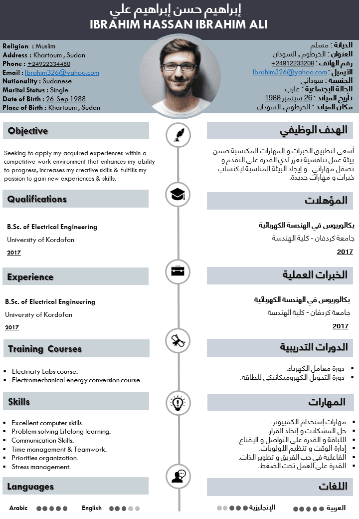 نماذج السير الذاتية - HiMa CV - صور