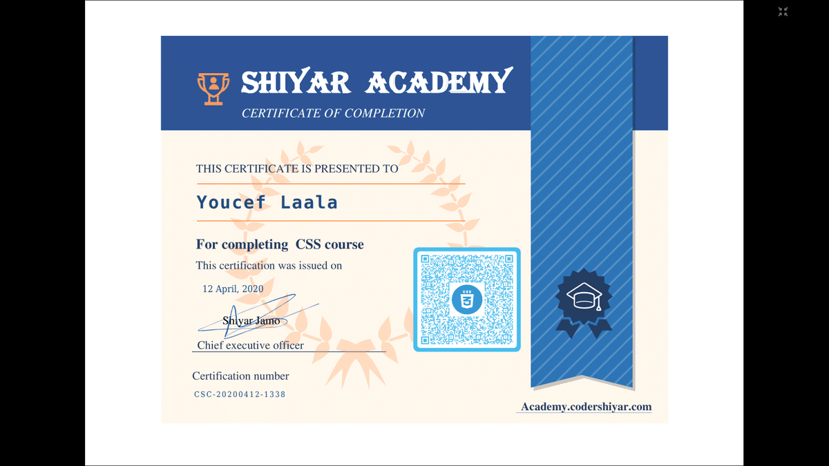 My Diploma of web devlopment - صور