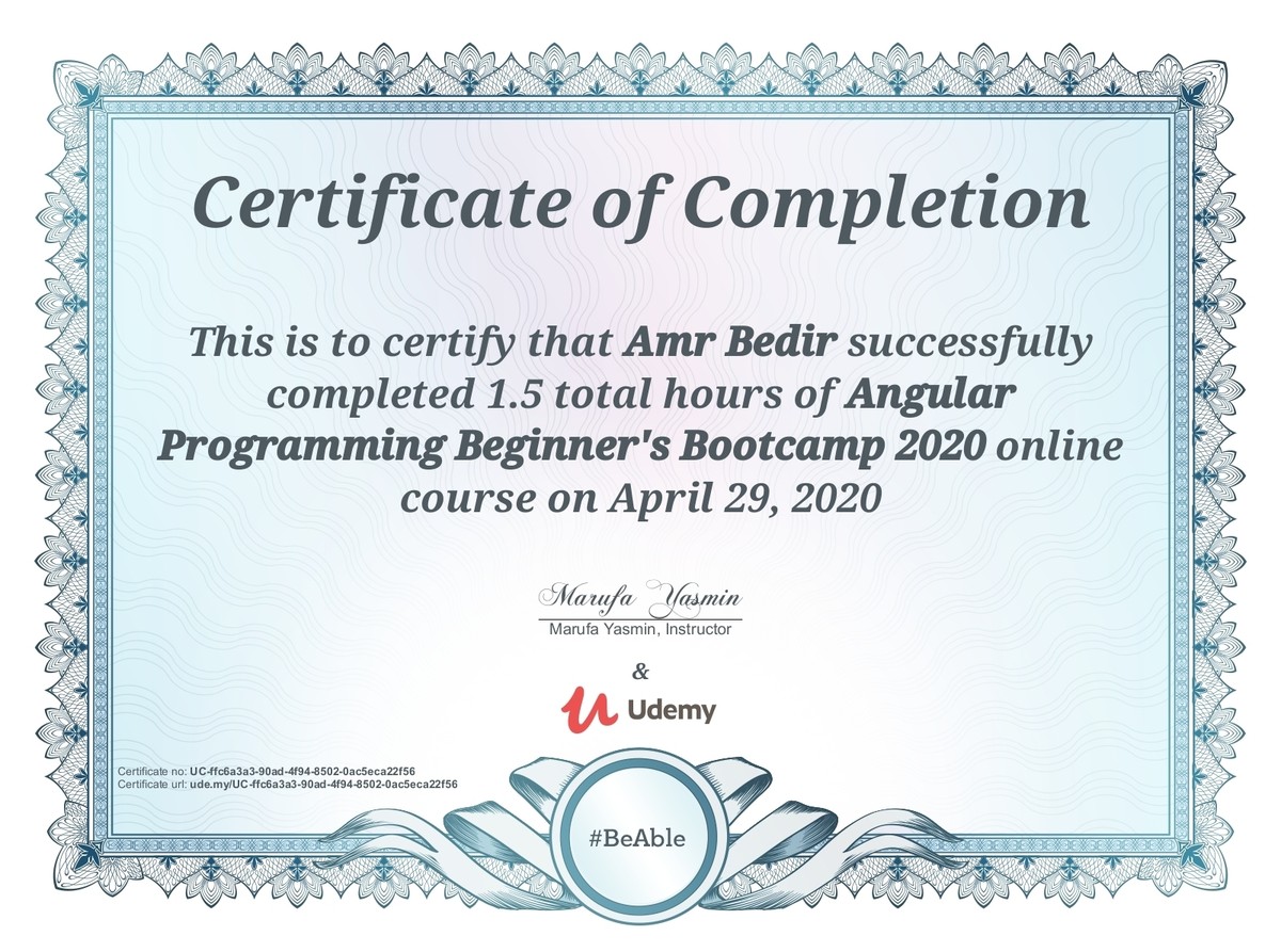 Angular Programming Beginner's Bootcamp 2020 - صور