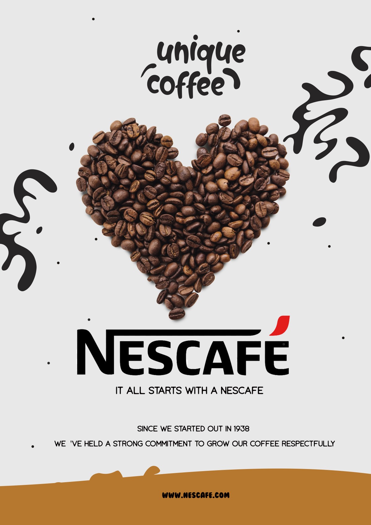 تصميم فلاير لشركة NESCAFE - صور